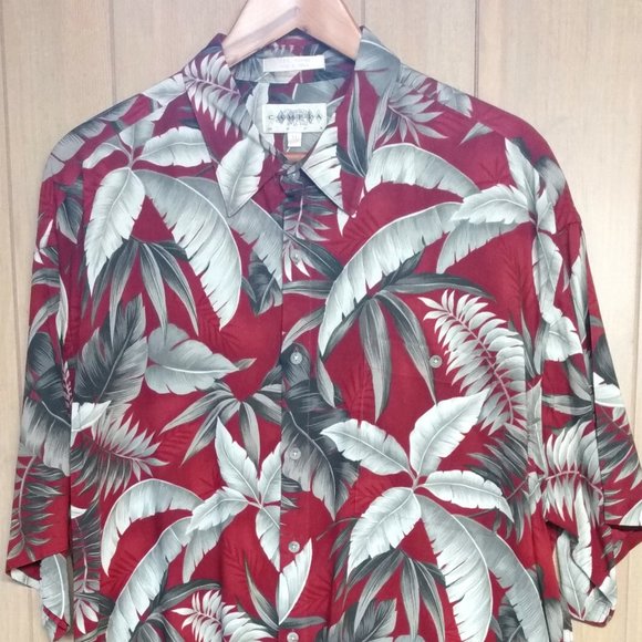 campia moda | Shirts | Campia Moda Mens Xl Tropical Hawaiian Floral ...
